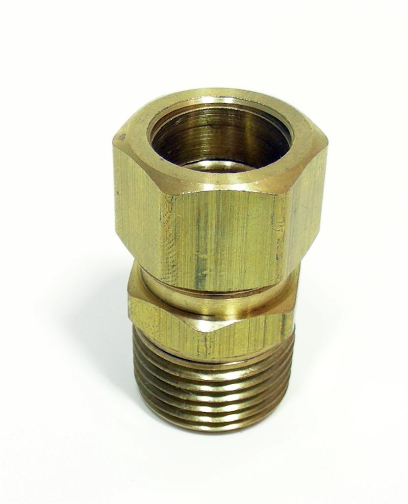 1 2 Male NPT X 5 8 Compression Brass Adapter