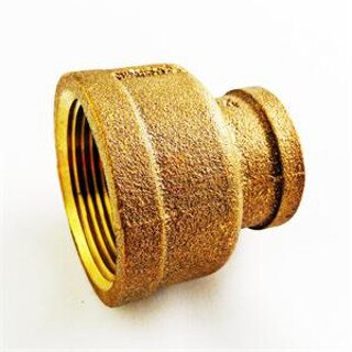 1-1/4" FNPT x 3/4" FNPT Bronze "No Lead" Bell Reducer
