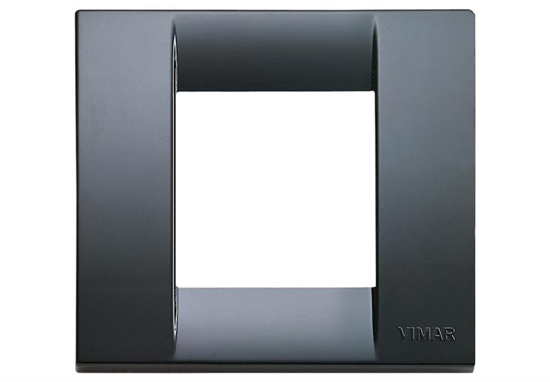 Vimar 17097.15 1-2 Module Graphite Grey Classica Plate