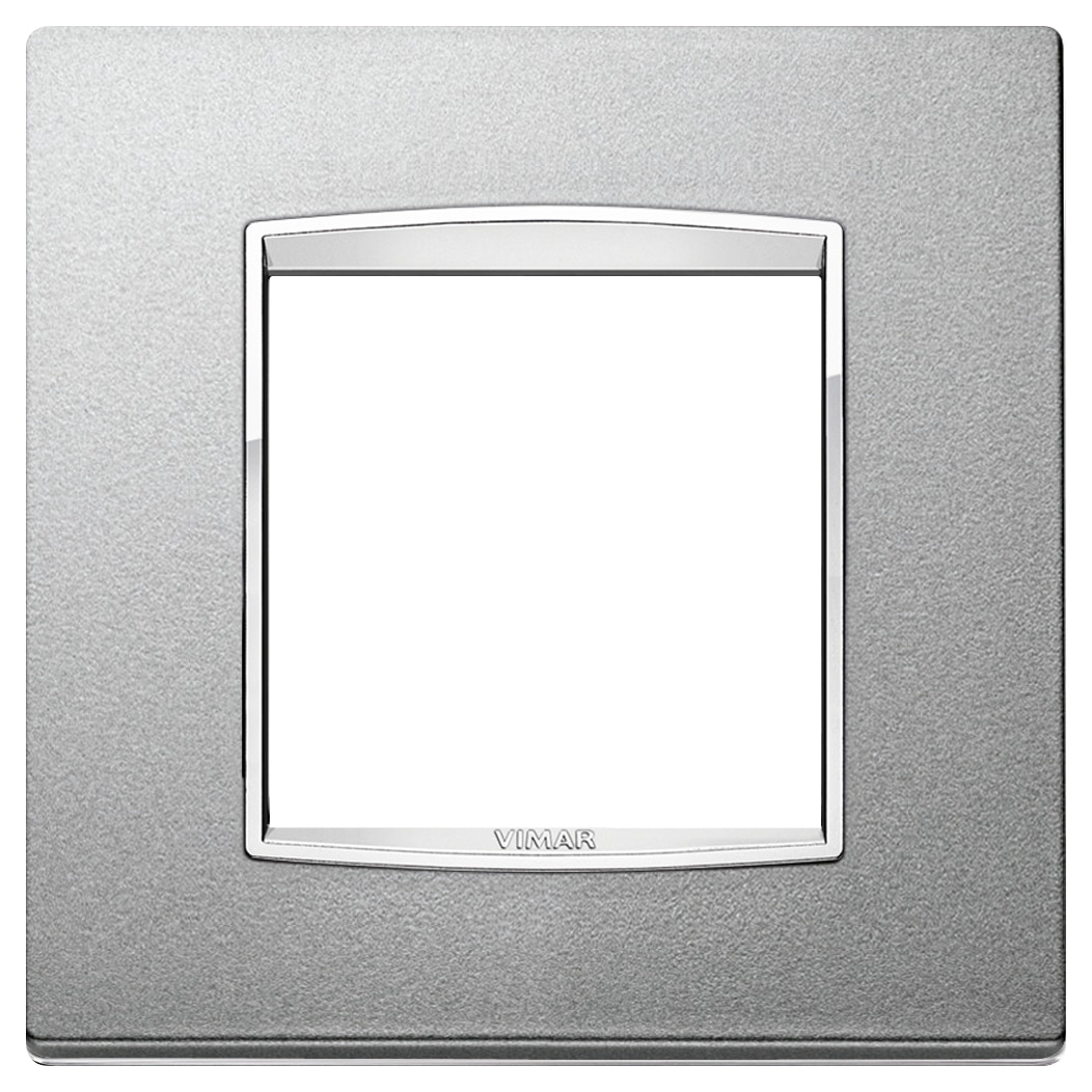 Vimar 20642.C13 Eikon 2-module, matt silver