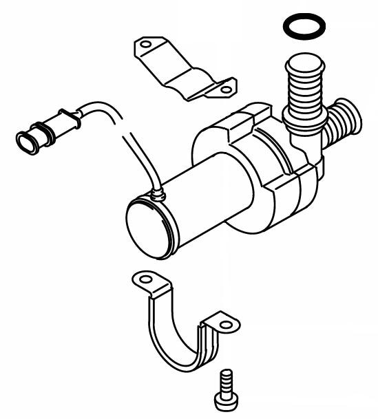 9010618A Water Pump, 24 Volt Webasto Thermo 90ST Repair Part
