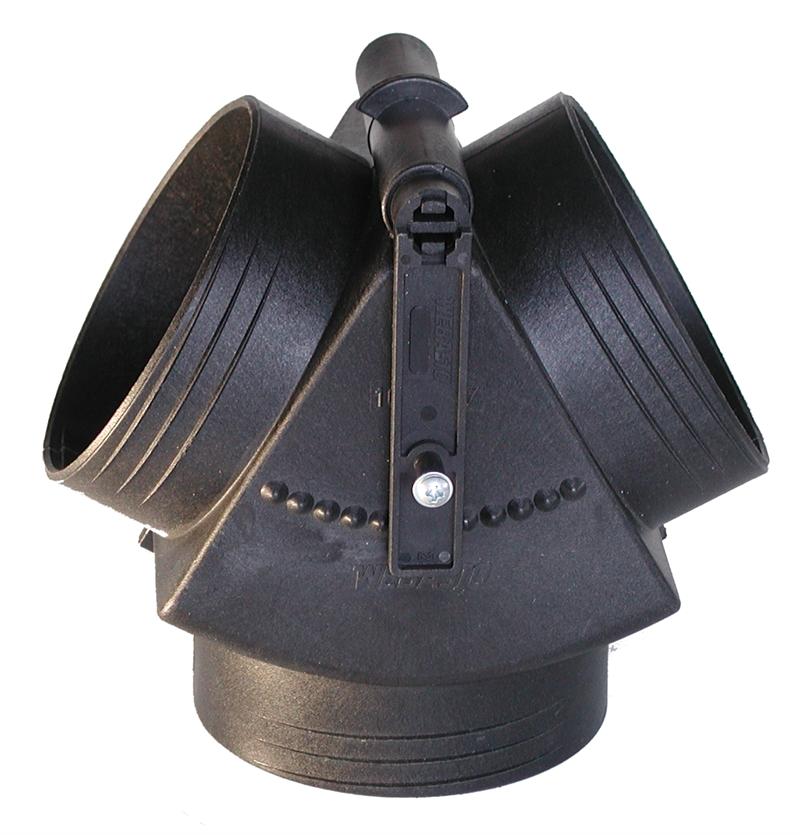 Webasto W100-567 High temperature 80mm true wye with diverter flap
