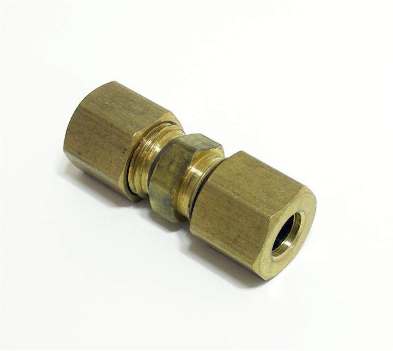 1/4" Brass Compression Union