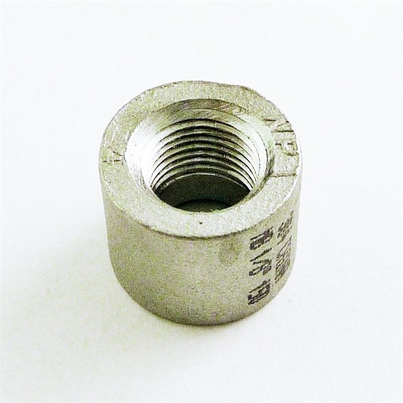 1/8" Female NPT Stainless Weld-On Half Coupling