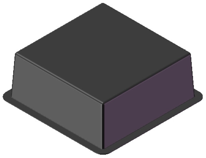 TB1212 Blank 12" x 12" ABS Plastic Transition Box by MSI