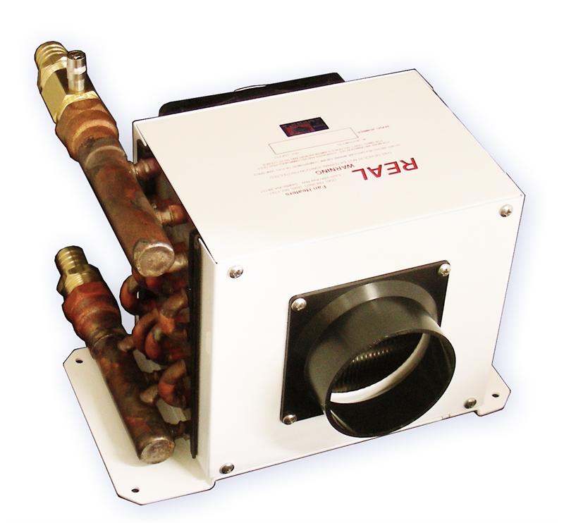 REAL Heat 6213 up to 10,250 Btu (see graph) Marine Hydronic Fan Heater
