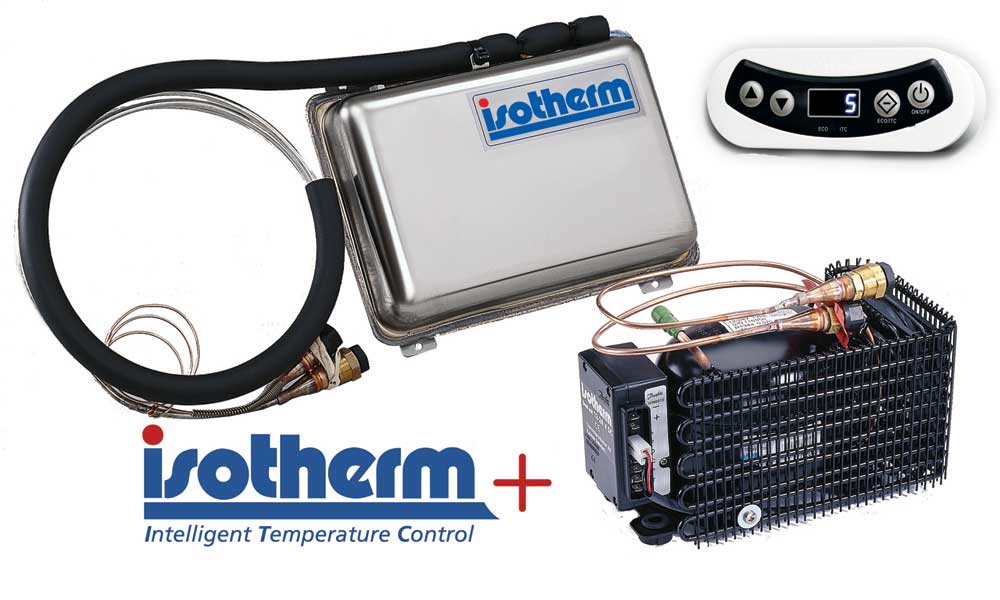 ITC "3201" Air Cooled Refrigeration Unit, Small holding plate, 4.4 cu ...