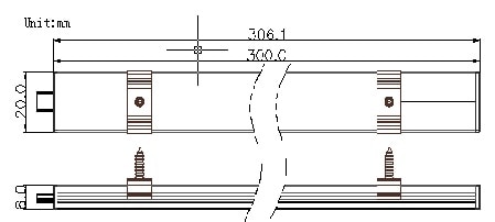 LLB-32CR-71-00 LED light bar, 12", Red by LunaSea